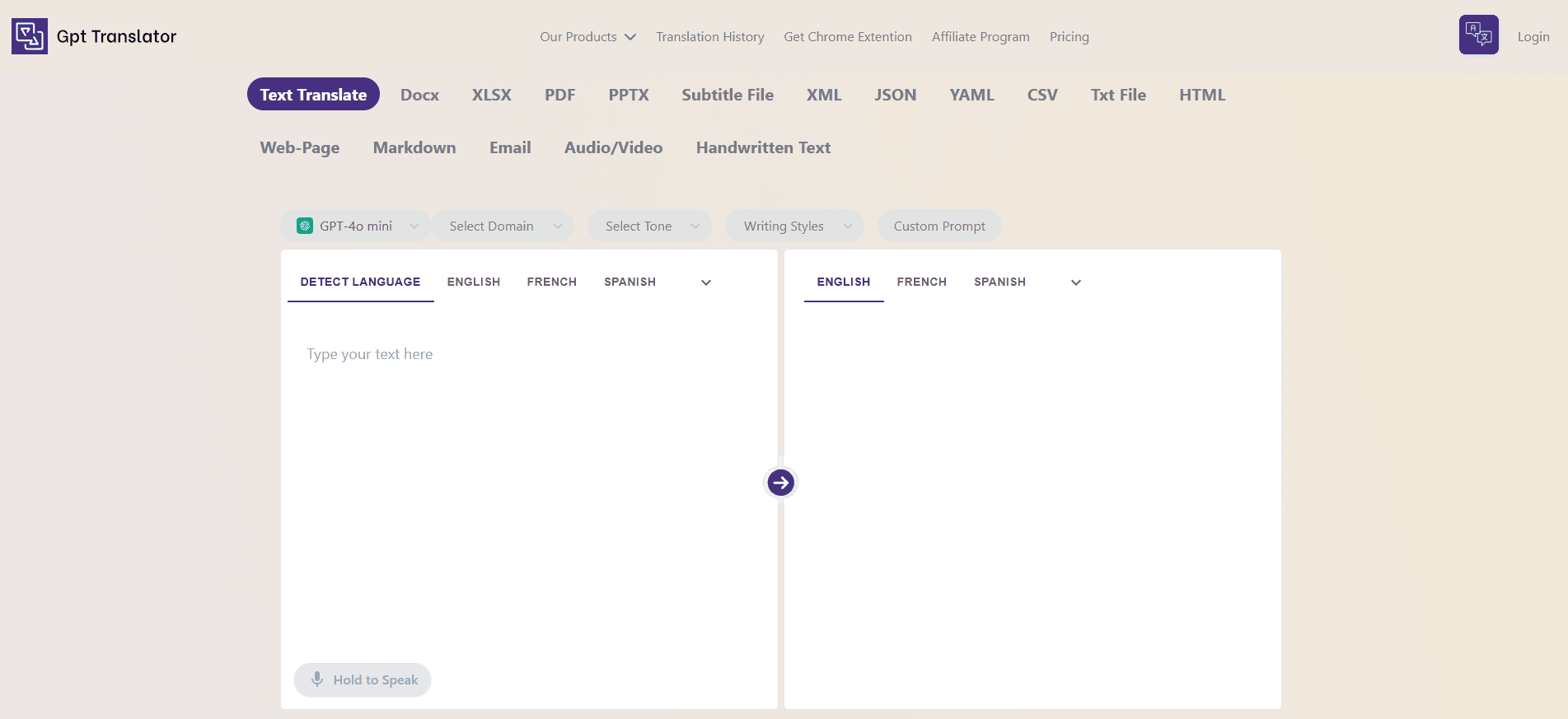 GPT Translator | AI-Powered Translation for Text, Documents & More