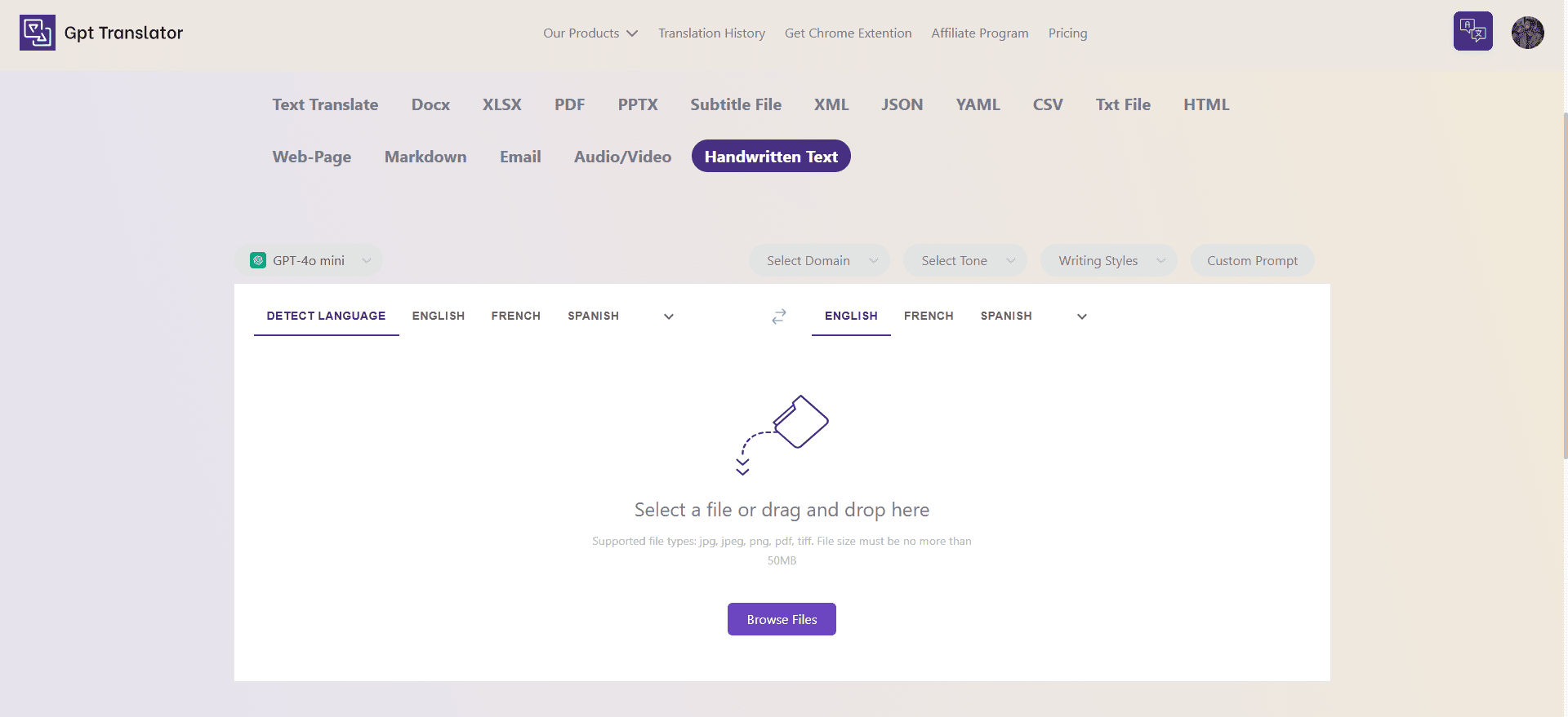 AI Handwritten Text Translator, Translate Handwriting to Digital Text ...