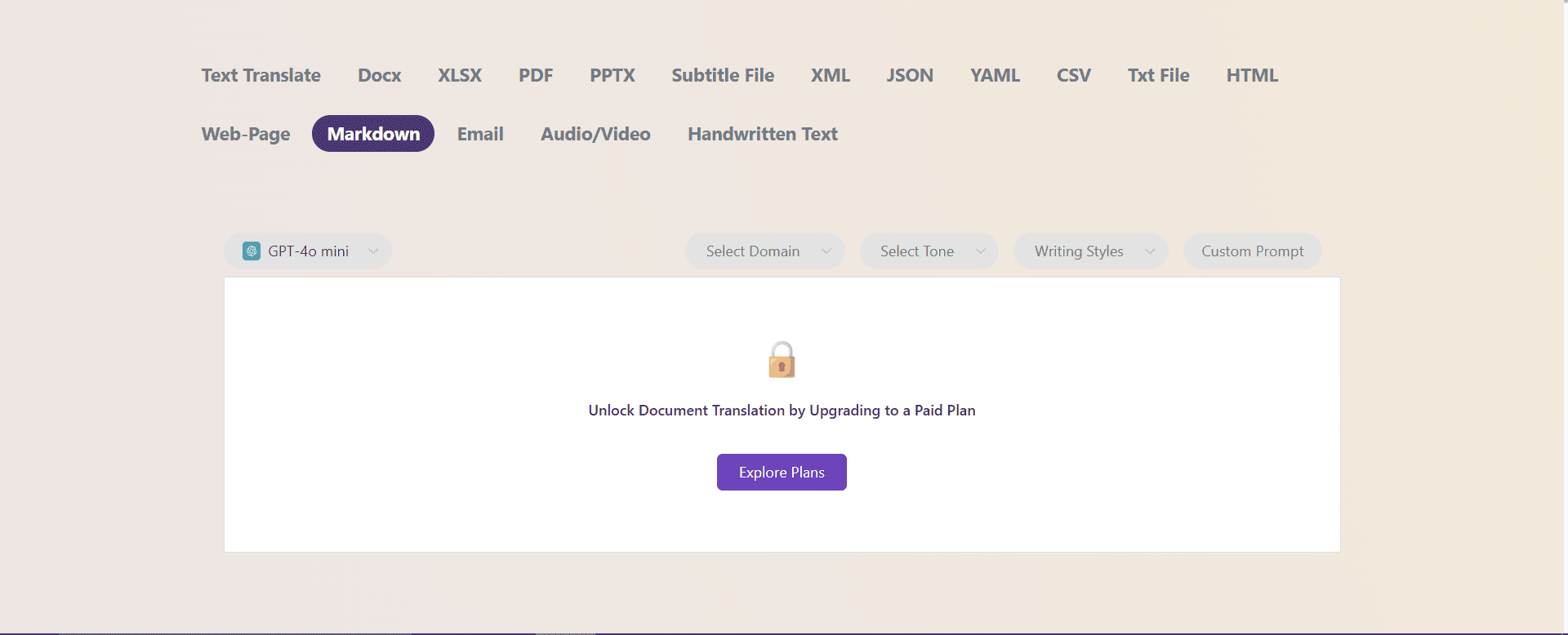 最佳Markdown翻译工具 在线精准Markdown文件翻译器